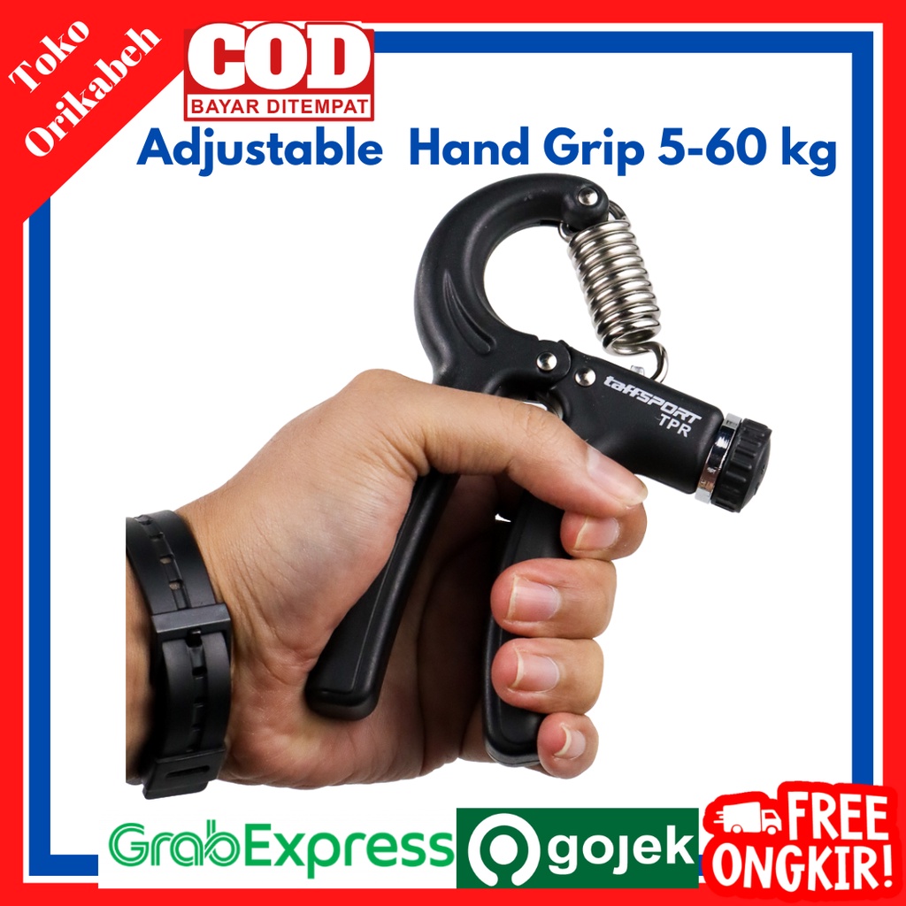 Jual 5 - 60 kg Adjustable Hand Grip Alat Latihan Otot Jari Lengan ...