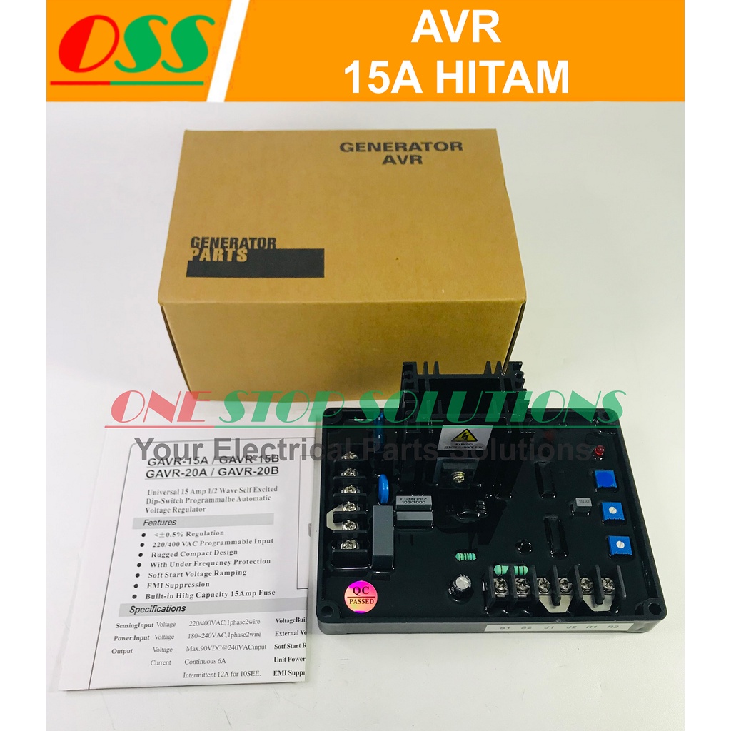 Jual AVR UNIVERSAL AVR GENERATOR AVR GENSET GAVR15A / GAVR-15A BLACK HITAM | Shopee Indonesia