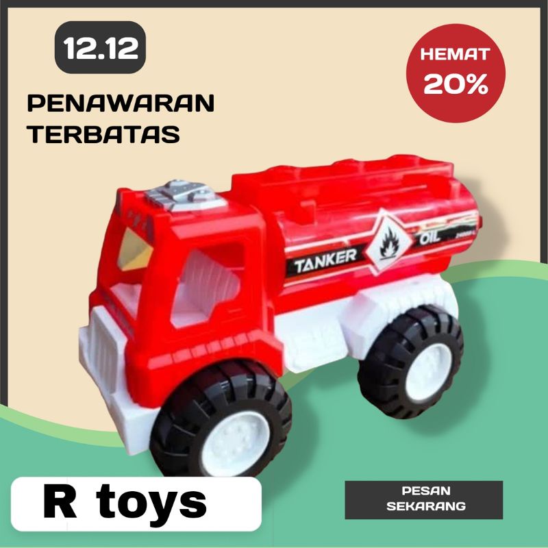 Jual MAINAN MOBIL TANGKI PERTAMINA SEDANG / MAINAN TRUCK PERTAMINA AK87 ...