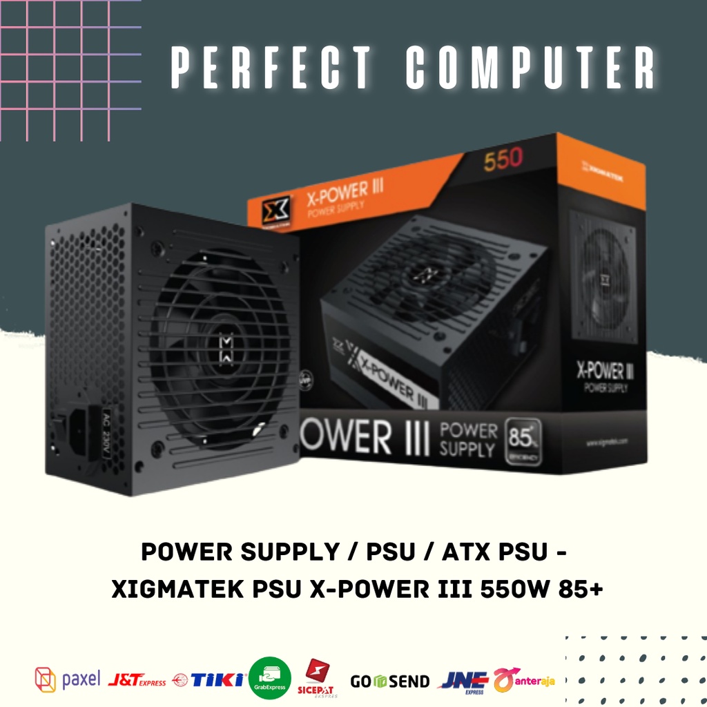 Jual POWER SUPPLY / PSU / ATX PSU - XIGMATEK PSU X-POWER III 550W 85+ | Shopee Indonesia
