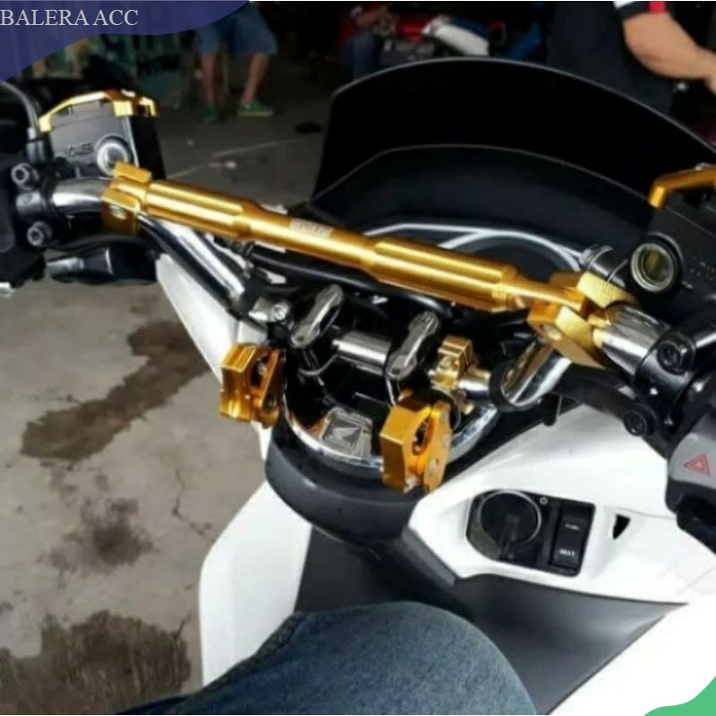 Jual Paket palang stang stabiliser stang dan gantungan barang CNC 2 pcs ...