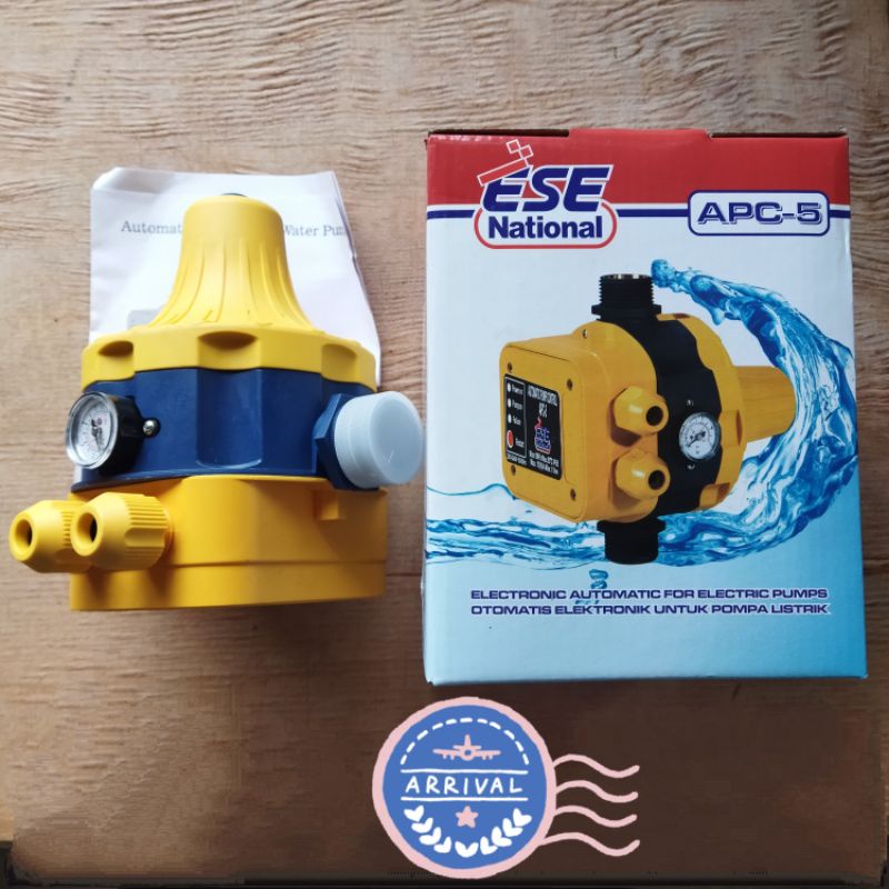 Jual Pompa Booster Air Otomatis Automatic Pressure Pump Control APC-5 ESE National | Shopee ...