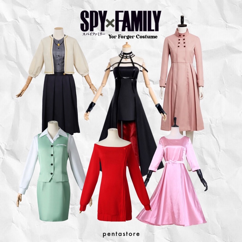 Jual Yor Forger Costume Cosplay Spy x Family ⋆ Kostum Anime | Shopee ...