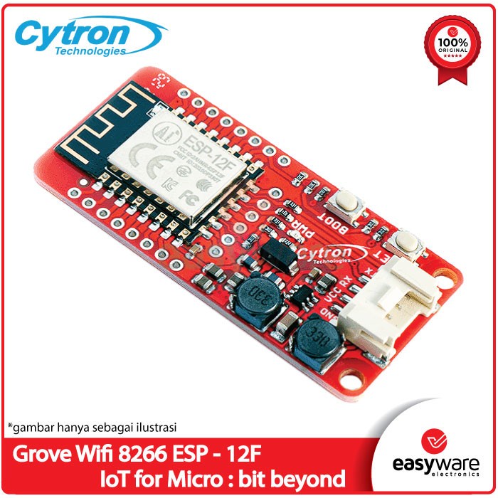 Jual Grove WiFi 8266 - IoT for Micro:Bit and Beyond - ESP8266 12F IoT SASLUN | Shopee Indonesia