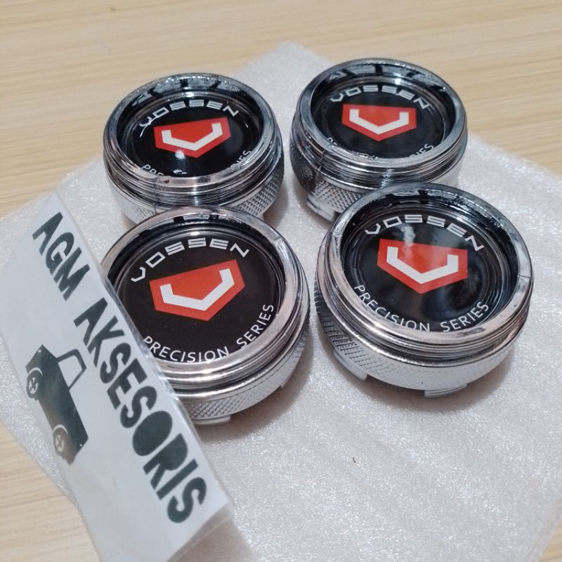 Jual Dop Roda Tutup velg Racing VOSSEN Chrome Tabung Diameter 6cm Harga ...