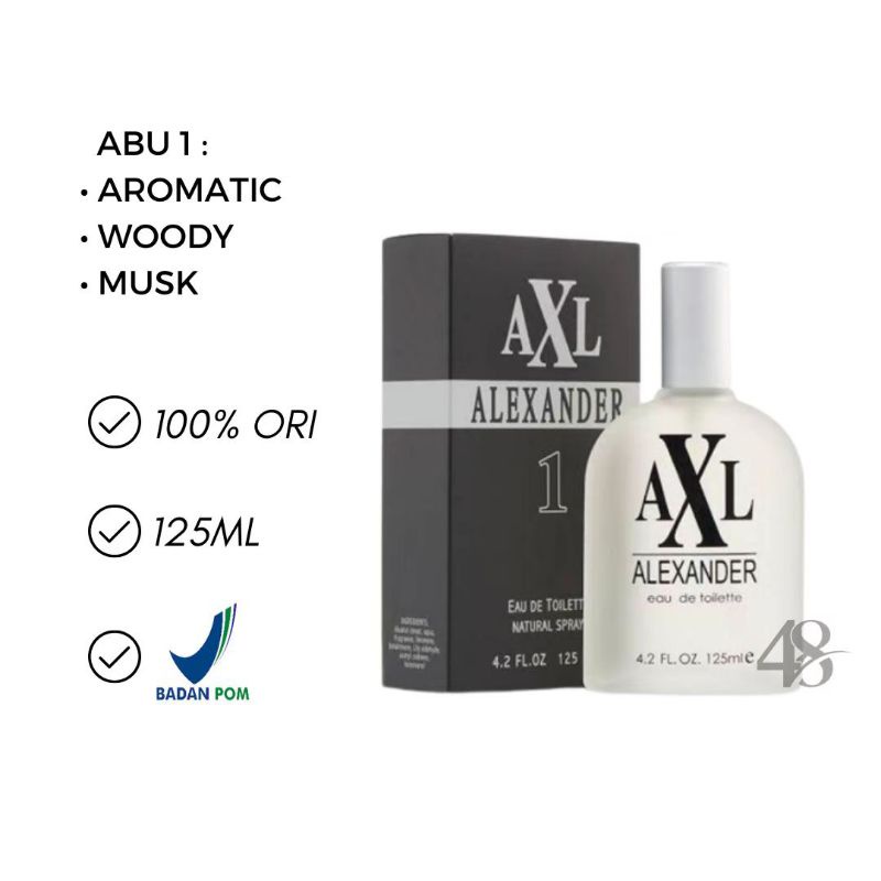 Jual ORIGINAL parfume AXL alexander EDT 125 ML | Shopee Indonesia