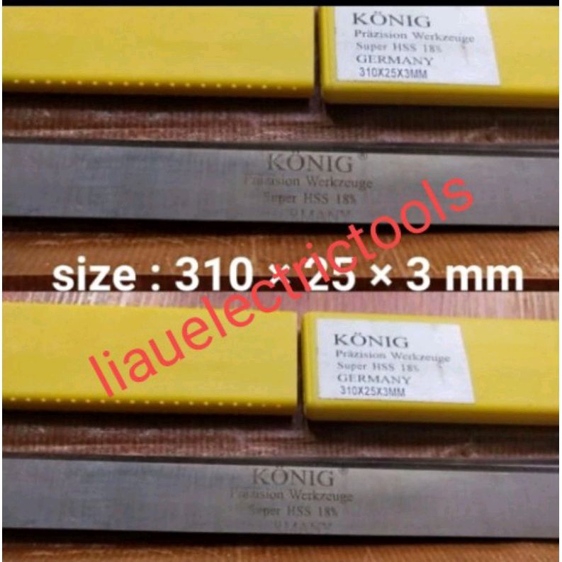 Jual Pisau Serut 31 Cm KONIG Super Hss 18% Germany Pisau Planer Pisau ...