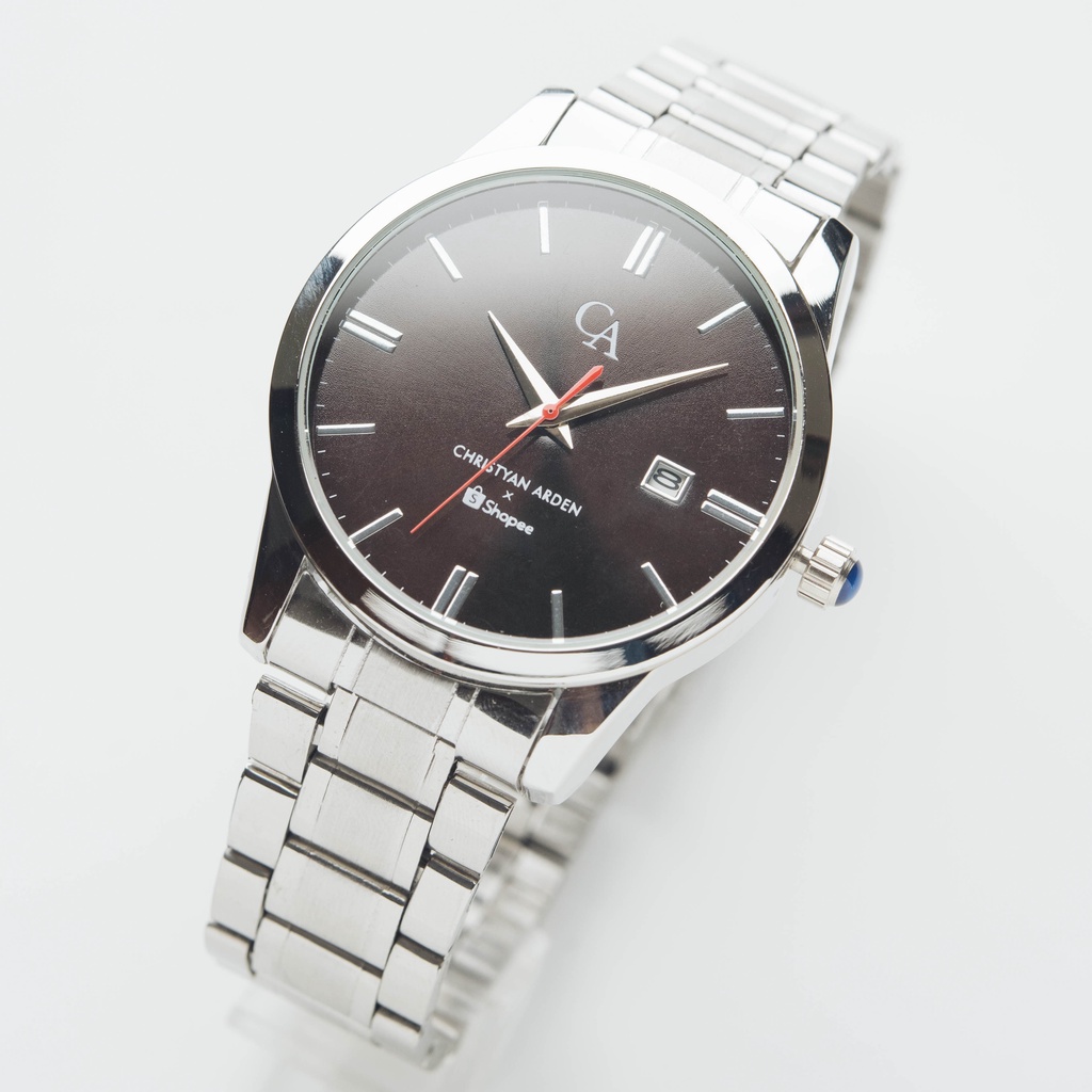 Jual Jam Tangan Rantai Pria Anti Air Christyan Arden x Shopee - Limited ...