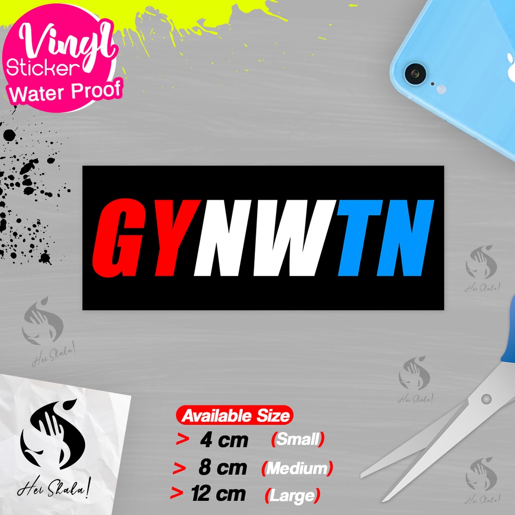 Jual Stiker GYNWTN Guyon Waton Sticker Vinyl Band Jawa Satuan Bahan ...