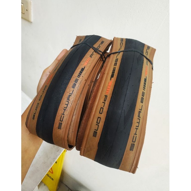 Jual Ban luar road bike Schwalbe Pro One Skinwall 700c 700x25c 700x28c 700x30c tubeless not ...