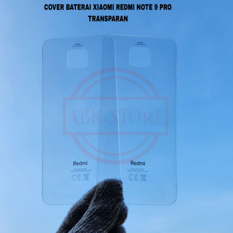 Jual BACKDOOR XIAOMI REDMI NOTE 9 PRO TRANSPARAN BACKCOVER COVER ...