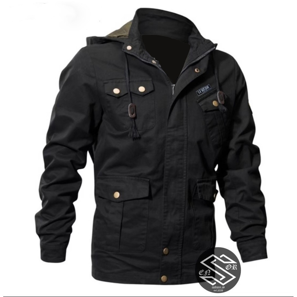 Jual Jaket Parka Pria Windbreaker Tahan Angin, Jaket Outdoor Jaket ...