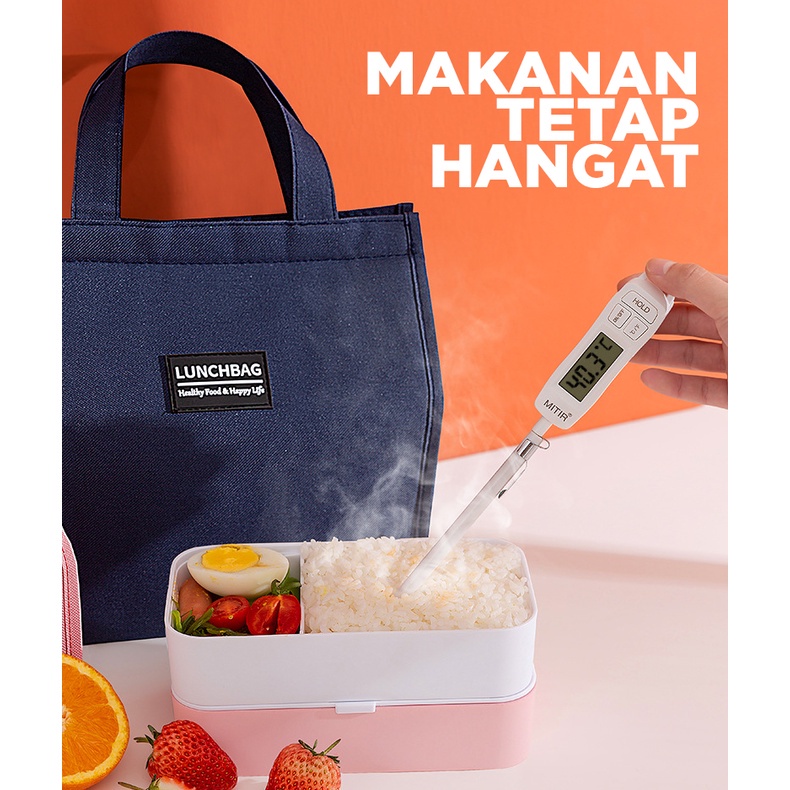 Jual TAS BEKAL LUNCH COOLER BAG BOX MAKANAN ALUMINIUM KOTAK MAKAN ANAK ...