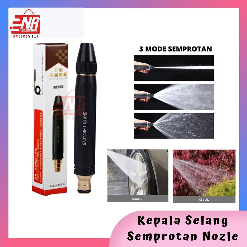 Jual Kepala Selang Semprotan Nozle / Nozzle Sambungan Selang ...