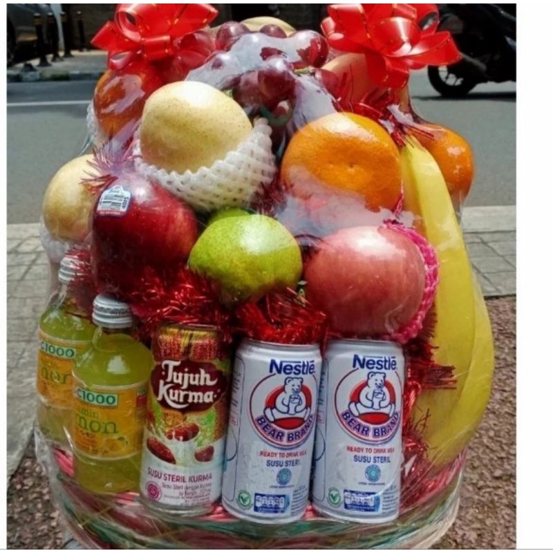 Jual Parcel Buah Segar Plus Vitamin & Tujuh Kurma | Shopee Indonesia