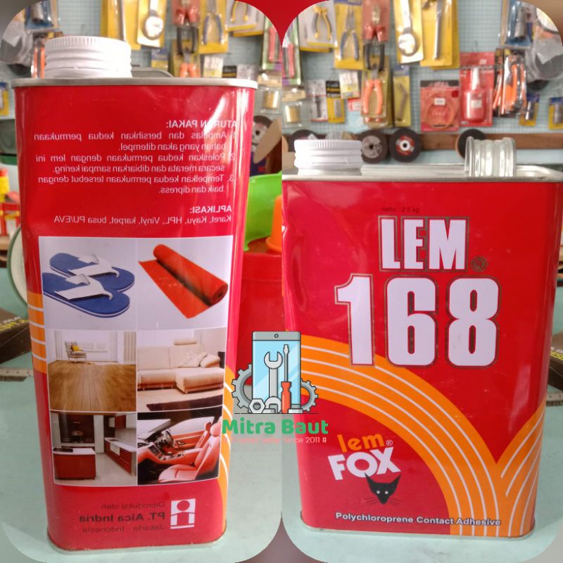 Jual Lem Fox 168 Galon ( 2,5 Kg ) / Lem Kuning | Shopee Indonesia