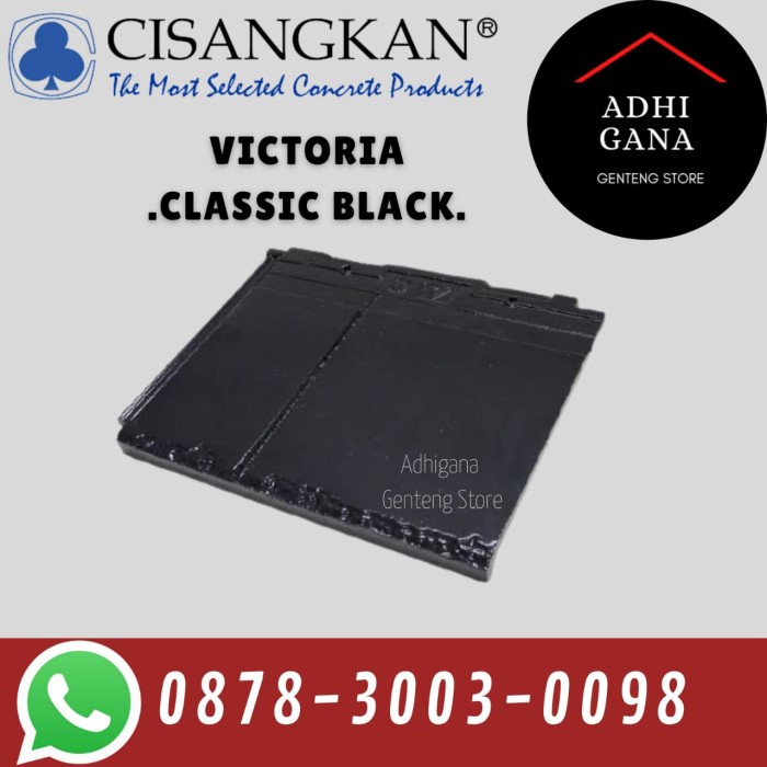 Jual Genteng Cisangkan Victoria Classic Black / Genteng Beton Murah ...