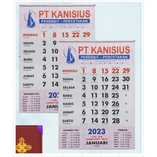 Jual Kalender Dinding PT Kanisius 2023 ( + Liturgi ) | Shopee Indonesia