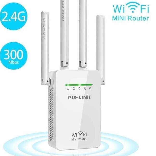 Jual PIX-LINK 300M Wireless Wifi Range Extender Router Repeater AP LV ...