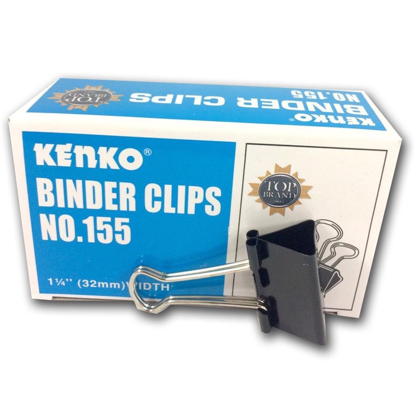 Jual Binder Clip / Clip Kertas No.155 KENKO | Shopee Indonesia