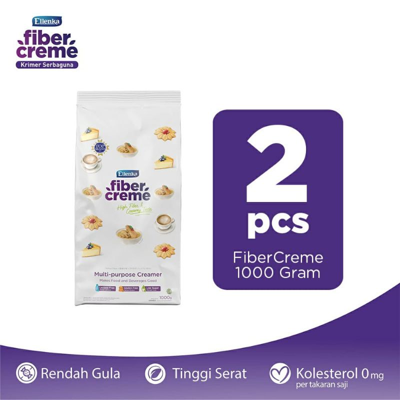 Jual Fiber Creme Ellenka Multi Purpose Creamer 1000gr Twinpack | Shopee ...