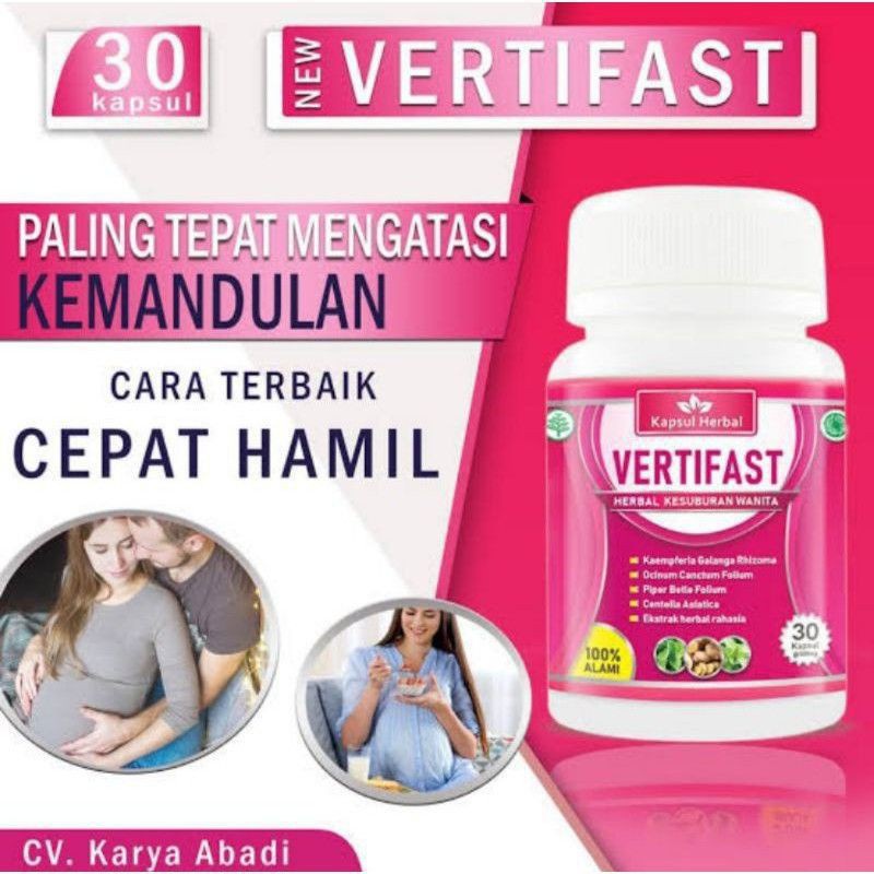 Jual [ COD ] VERTIFAST 100% ASLI OBAT HERBAL PENYUBUR KANDUNGAN WANITA ...