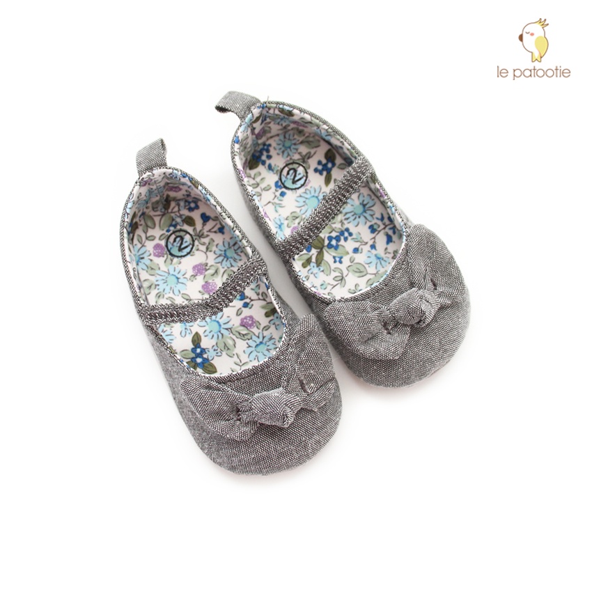 Jual Le Patootie Prewalker Shoes - Kate Grey | Shopee Indonesia