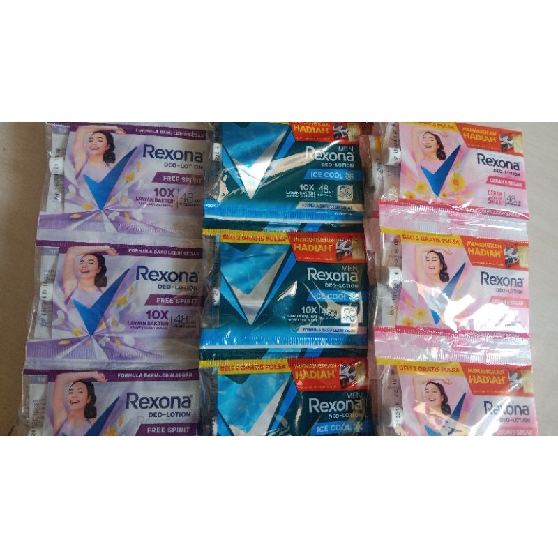 Jual Rexona Renceng Saset Kemasan Ekonomis 9g | Shopee Indonesia