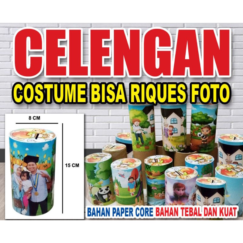 Jual Celengan Custom|Celengan Karakter|Celengan Foto|Tabungan|Celengan ...