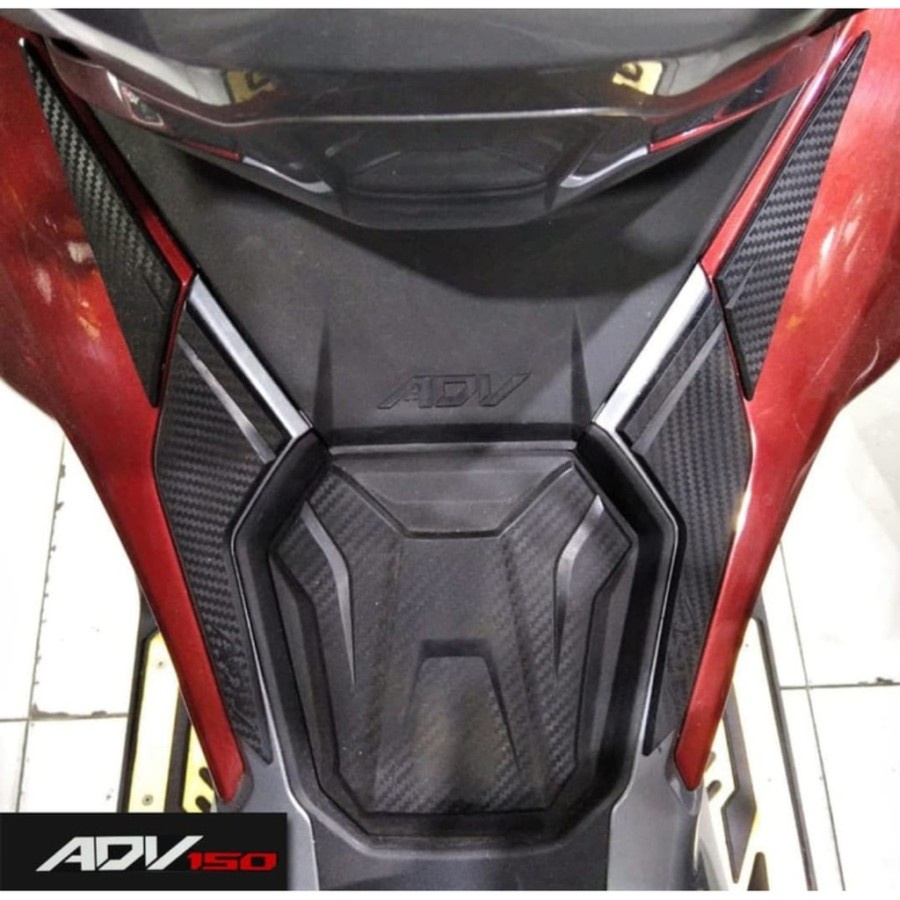 Jual Tank Pad ADV karet motif carbon Stiker Tank pad adv 150 | Shopee ...