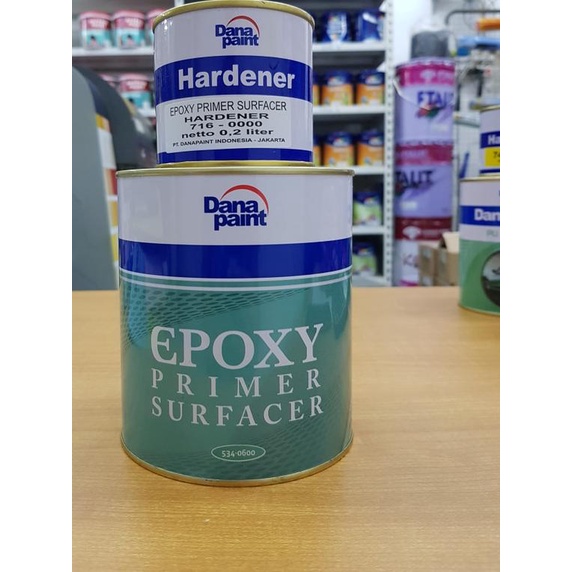 Jual EPOXY PRIMER 2 KOMPONEN DANAPAINT (1 KG + HARDENER) | Shopee Indonesia