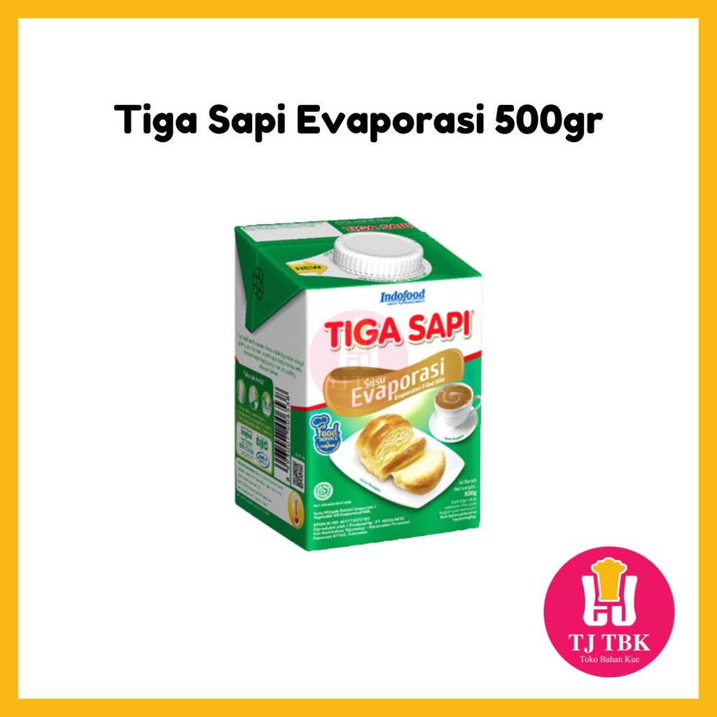 Jual Indofood Cap Tiga Sapi Susu Evaporasi 500g | Shopee Indonesia