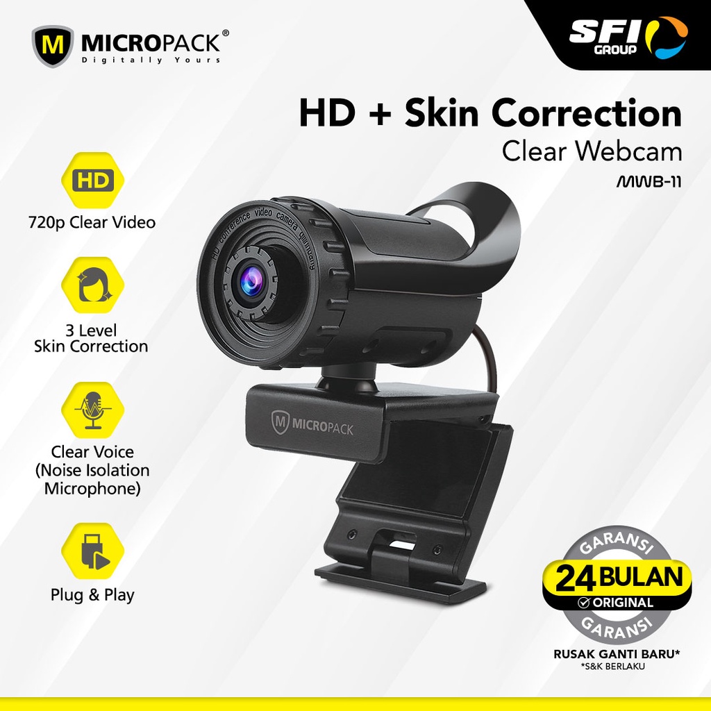 Jual MICROPACK WEB CAMERA HD 720P DIGITAL PC CAMERA (MWB-11) | Shopee ...