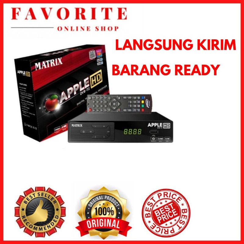 Jual STB TV DIGITAL MATRIX APPLE MERAH HD SET TOP BOX TV DIGITAL ...