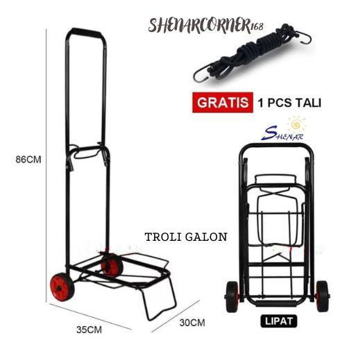 Jual TROLI GALON LIPAT / TROLLEY BARANG / TROLI PORTABLE SERBAGUNA ...