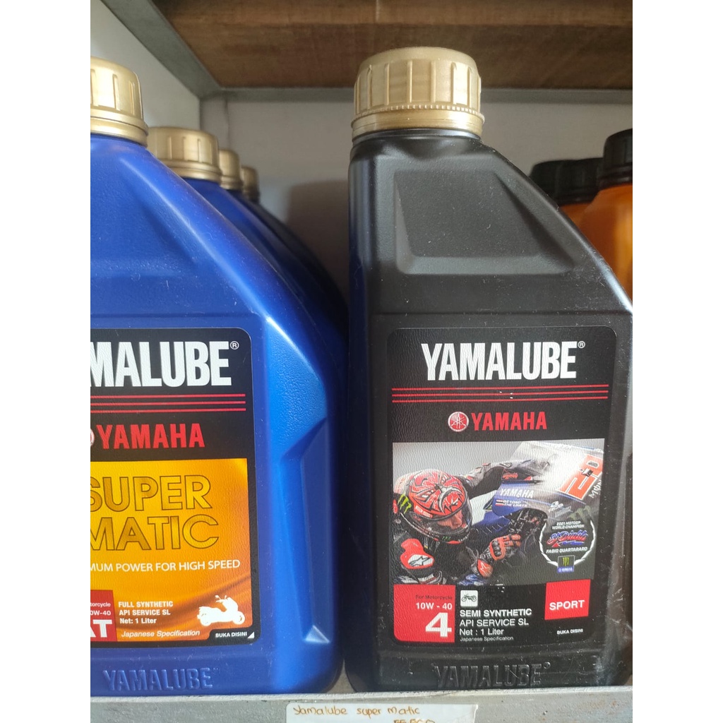 Jual YAMALUBE SUPER MATIC, SPORT ORI 1000 ML YAMAHA OLI 1 LITER ...