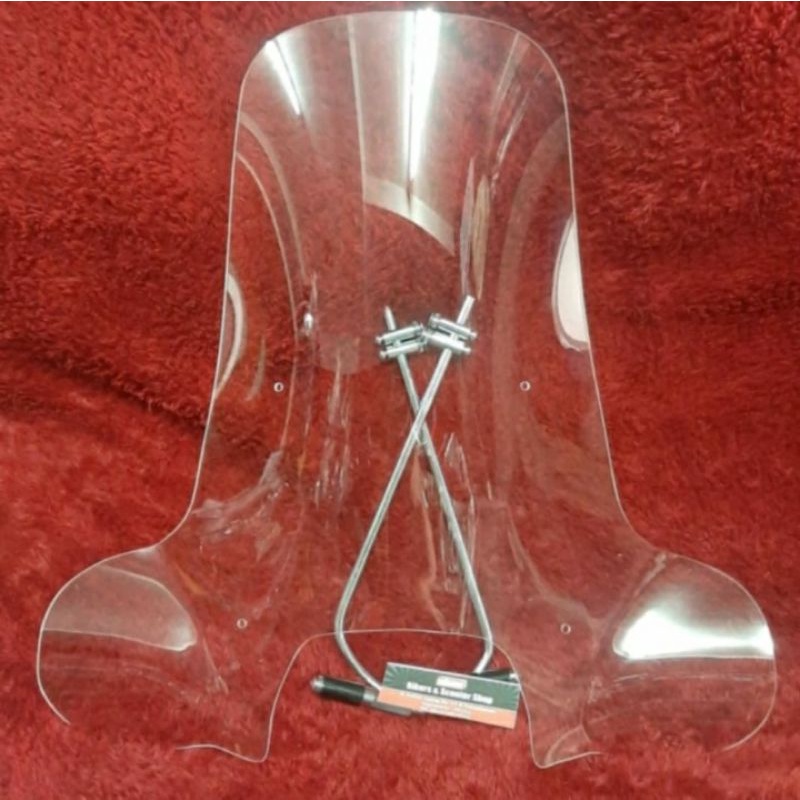 Jual Long Flyscreen/Windshield tinggi murah Vespa Classic & Modern ...
