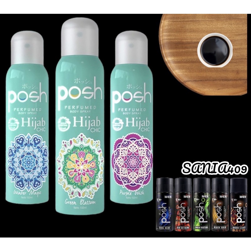 Jual POSH PARFUM BODY SPREY 150ML GIRL & MEN | Shopee Indonesia