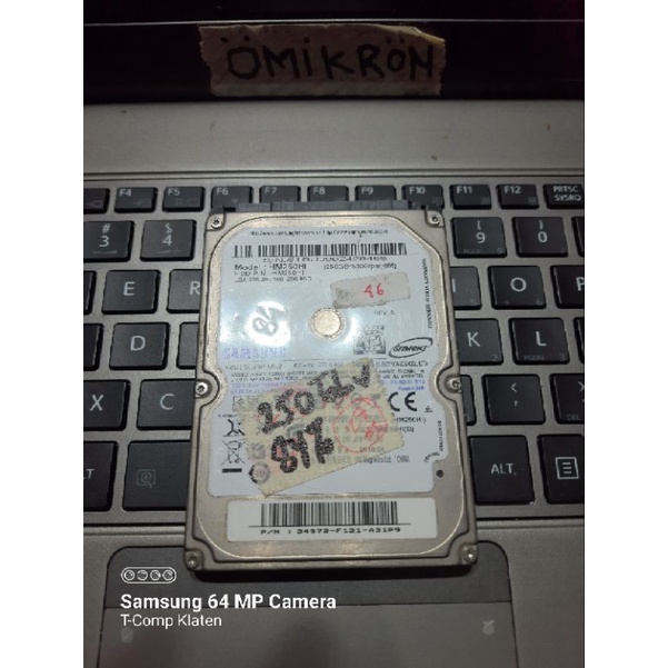 Jual hdd hardisk samsung 250GB sentinel 60-89% tebal 9mm | Shopee Indonesia