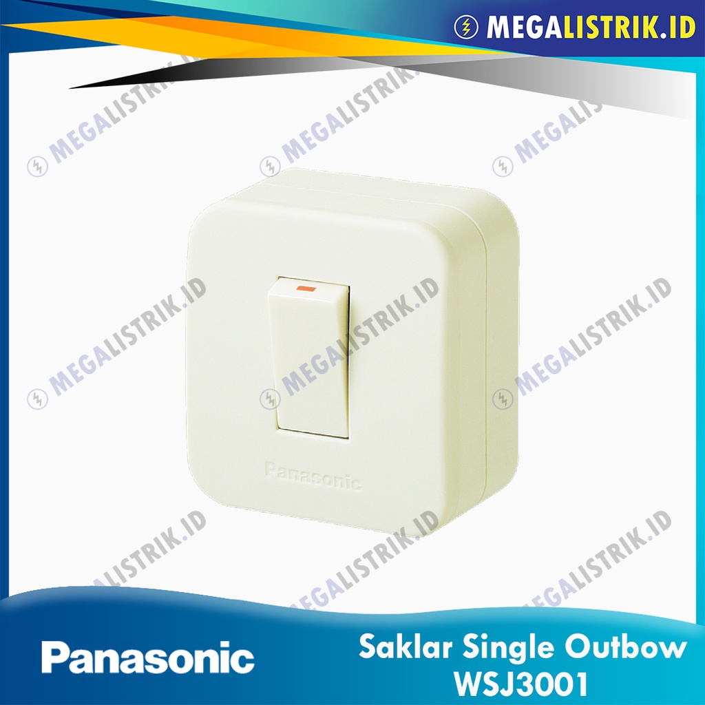 Jual PANASONIC SAKLAR SINGLE OB / SAKELAR TUNGGAL 1 GANG 1 ARAH ...