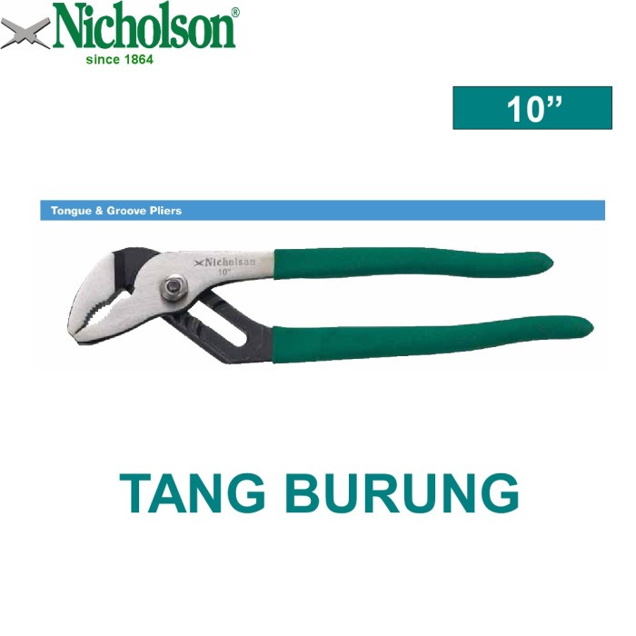 Jual TANG BURUNG / TANG JEPIT PIPA 10" - TONGUE & GROOVE PLIERS ...