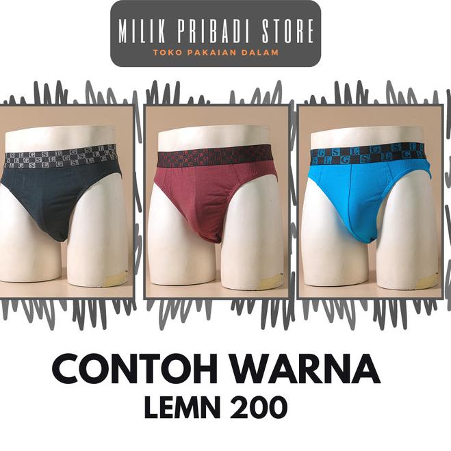 Jual CELANA DALAM PRIA LGS LEMN 200 |ISI 3| SUPER BIG SIZE 2XL - 3XL - 4XL| - 4XL | Shopee Indonesia