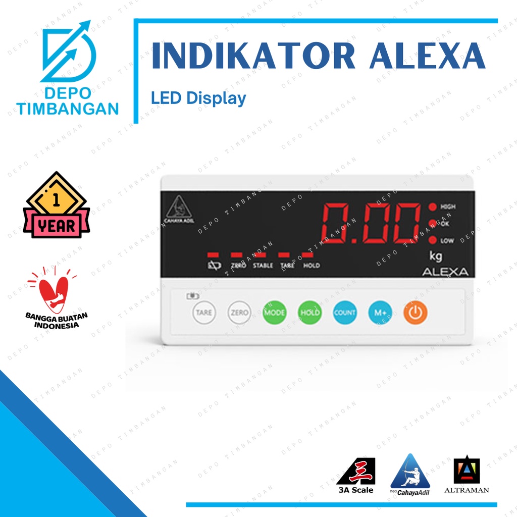 Jual Alexa - Indikator Timbangan dengan Led Display | Shopee Indonesia