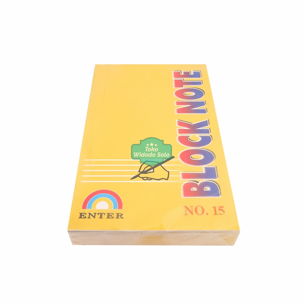 Jual Block Notes Notebook Garis A5 Enter No 15 24 Lembar 1 Pack Isi 12 ...