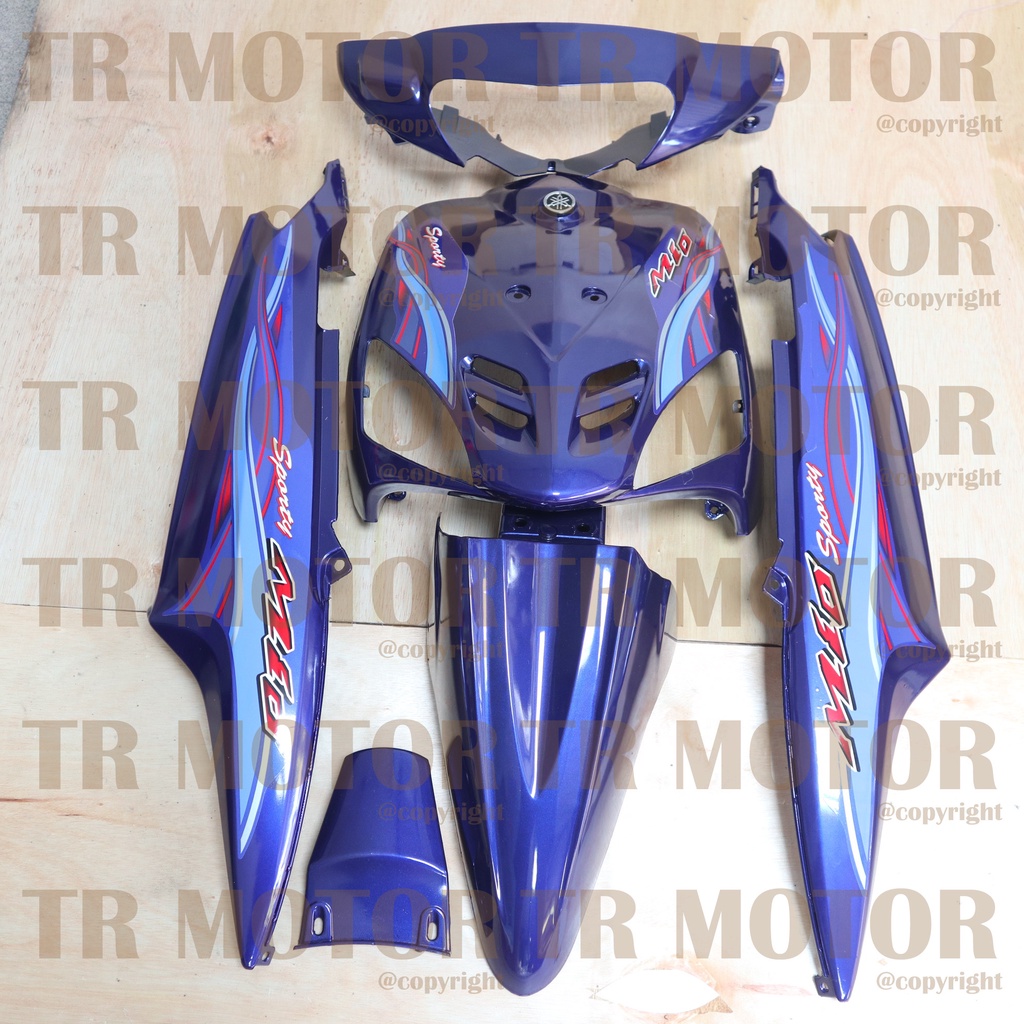 Jual Body Mio Sporty Full Set 2005 Biru Body Halus Mio Sporty Mio Lama ...