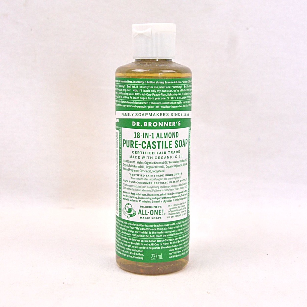 Jual DR.Bronners Sabun Organik Castile Liquid Soap Almond 237ml ...