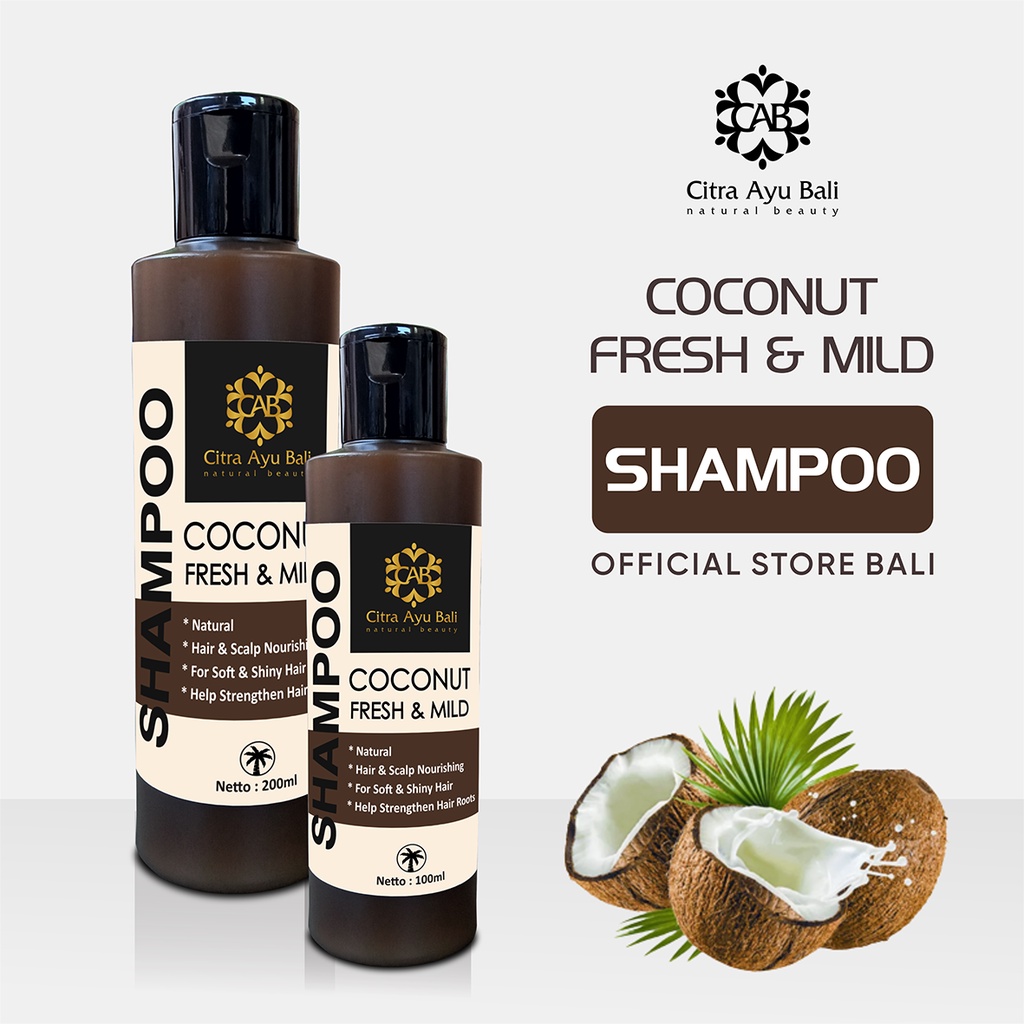 Jual CAB Coconut Fresh & Mild Natural Shampoo ( Citra Ayu Bali official ...