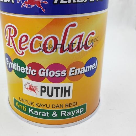 Jual CAT MINYAK RECOLAC KUDA TERBANG 1KG - CAT KAYU BESI - HITAM DAN ...