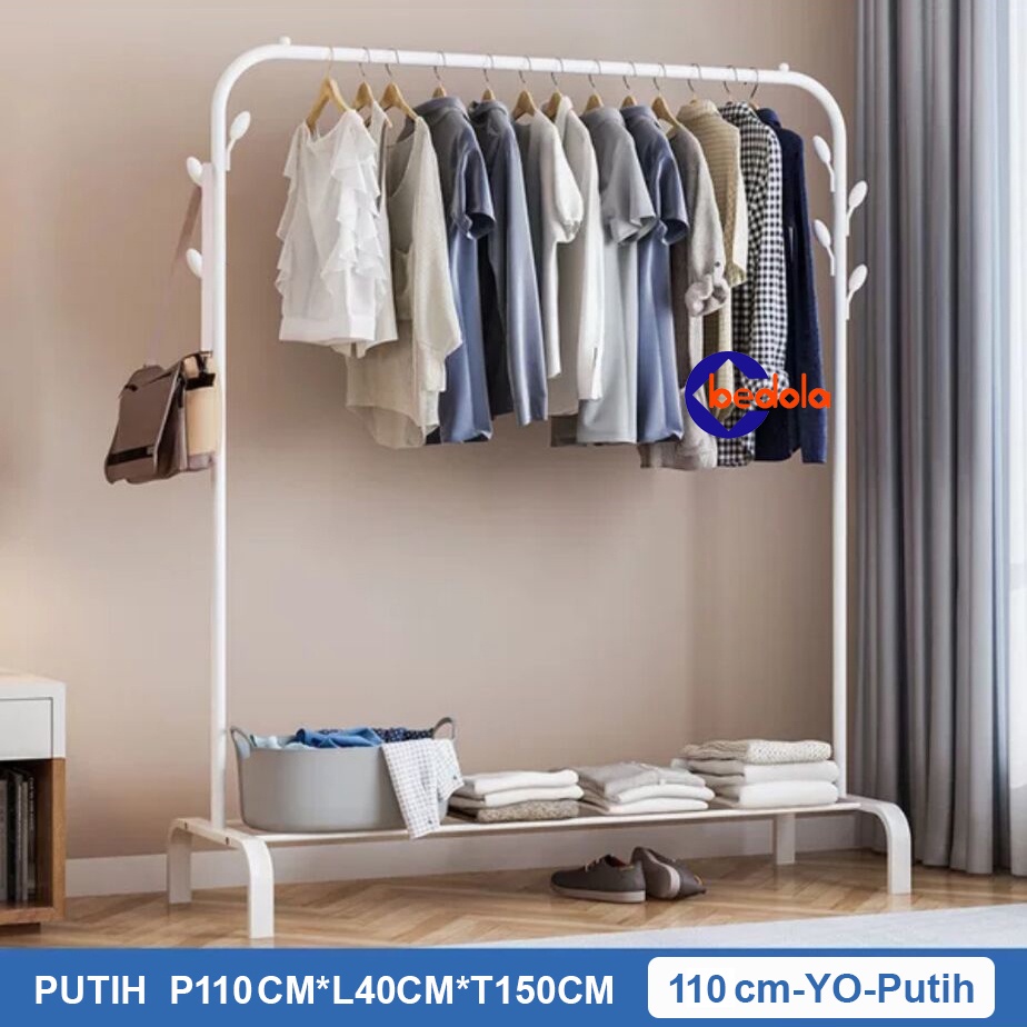 Jual Stand hanger single rak gantungan baju pakaian hanger topi tas ...