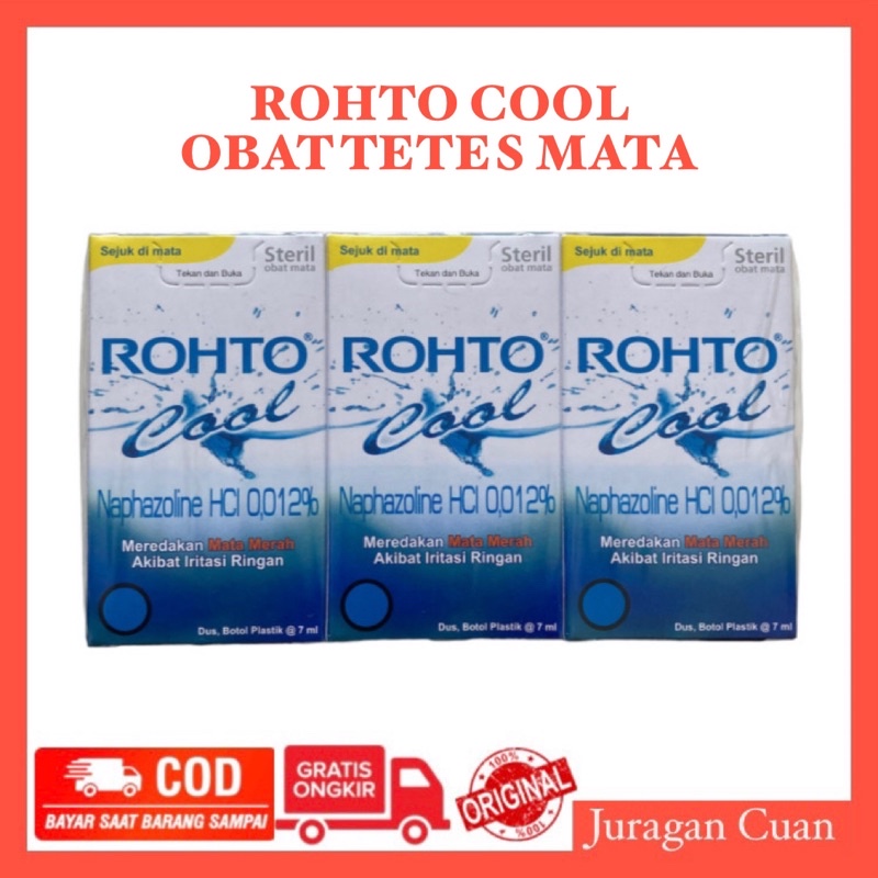 Jual ROHTO COOL OBAT TETES MATA UNTUK IRITASI RINGAN / PEMAKAIAN LENSA ...
